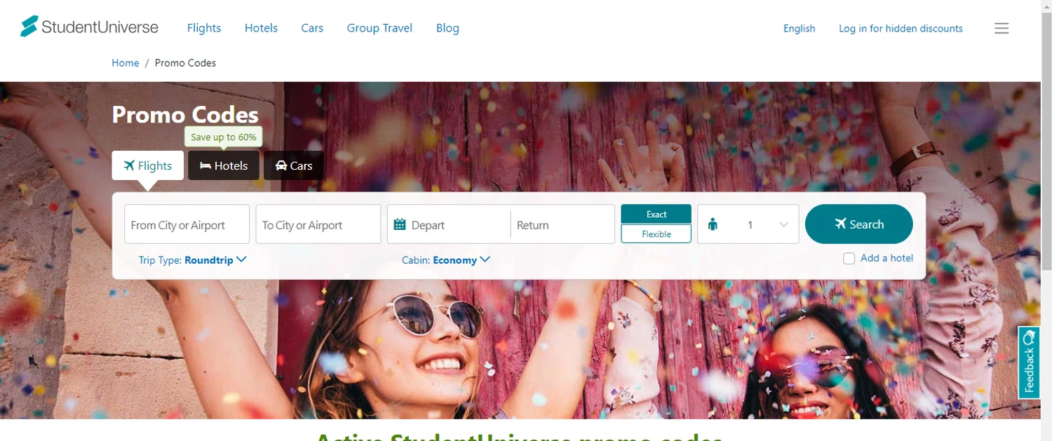 Student Universe Promo Codes - $25 Off | August 2024