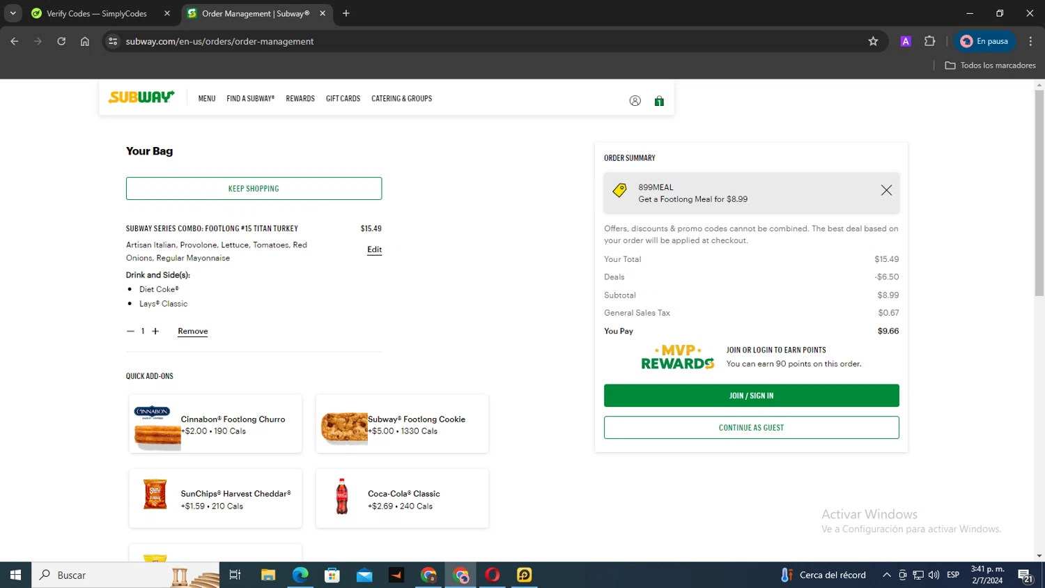 Subway Promo Codes – 20% Off | July 2024