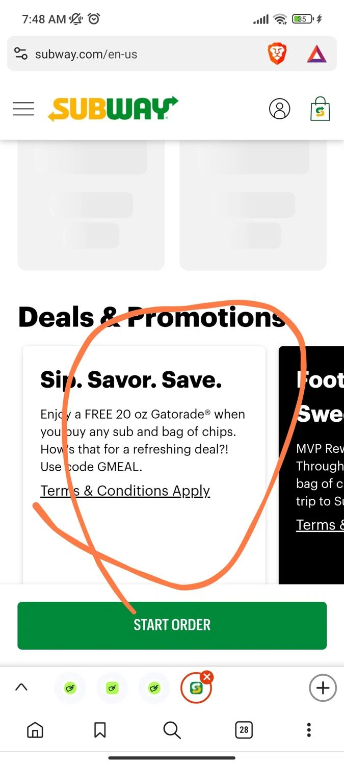 Subway Promo Codes - $12 Off | November 2024