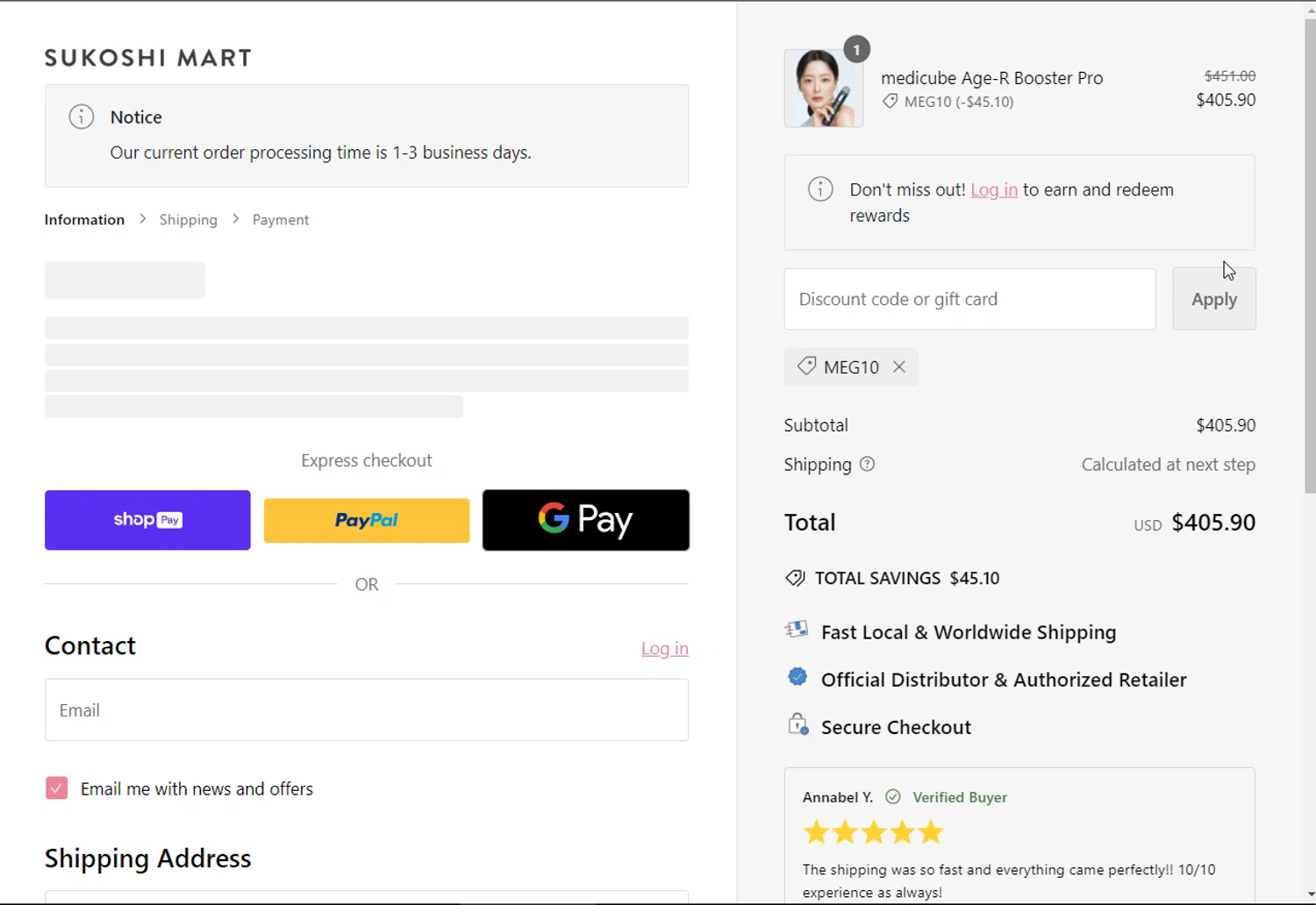 Sukoshi Mart Promo Codes - 15% Off | October 2024