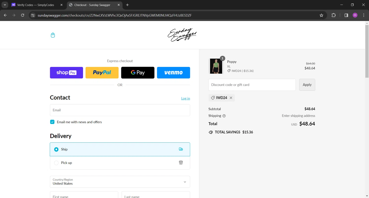 Sunday Swagger Discount Codes - 20% Off | October 2024