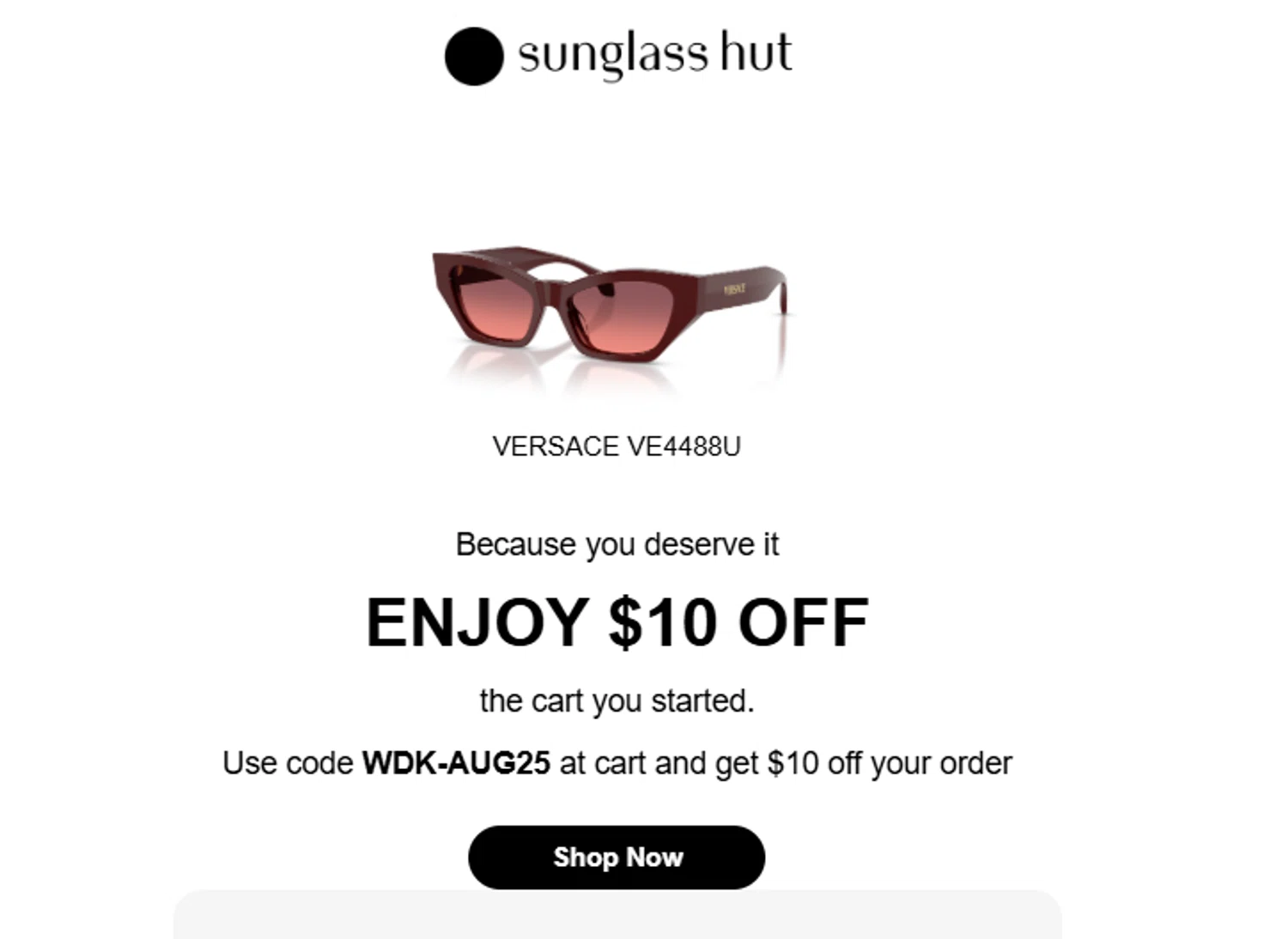 Sunglass Hut Promo Codes - $25 Off (Verified) Oct 2025