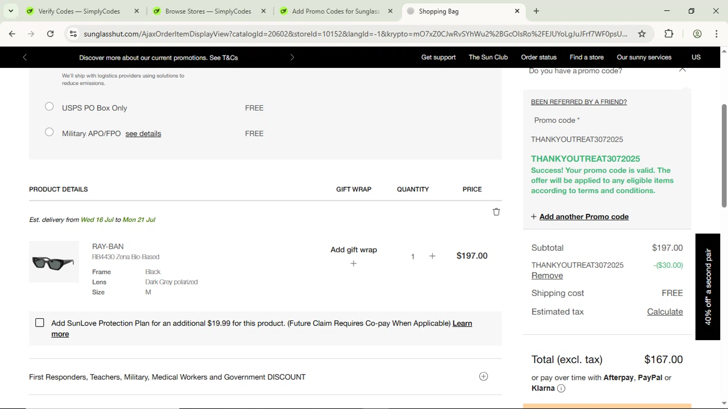 Sunglass Hut Promo Codes - $30 Off (Verified) Sep 2025