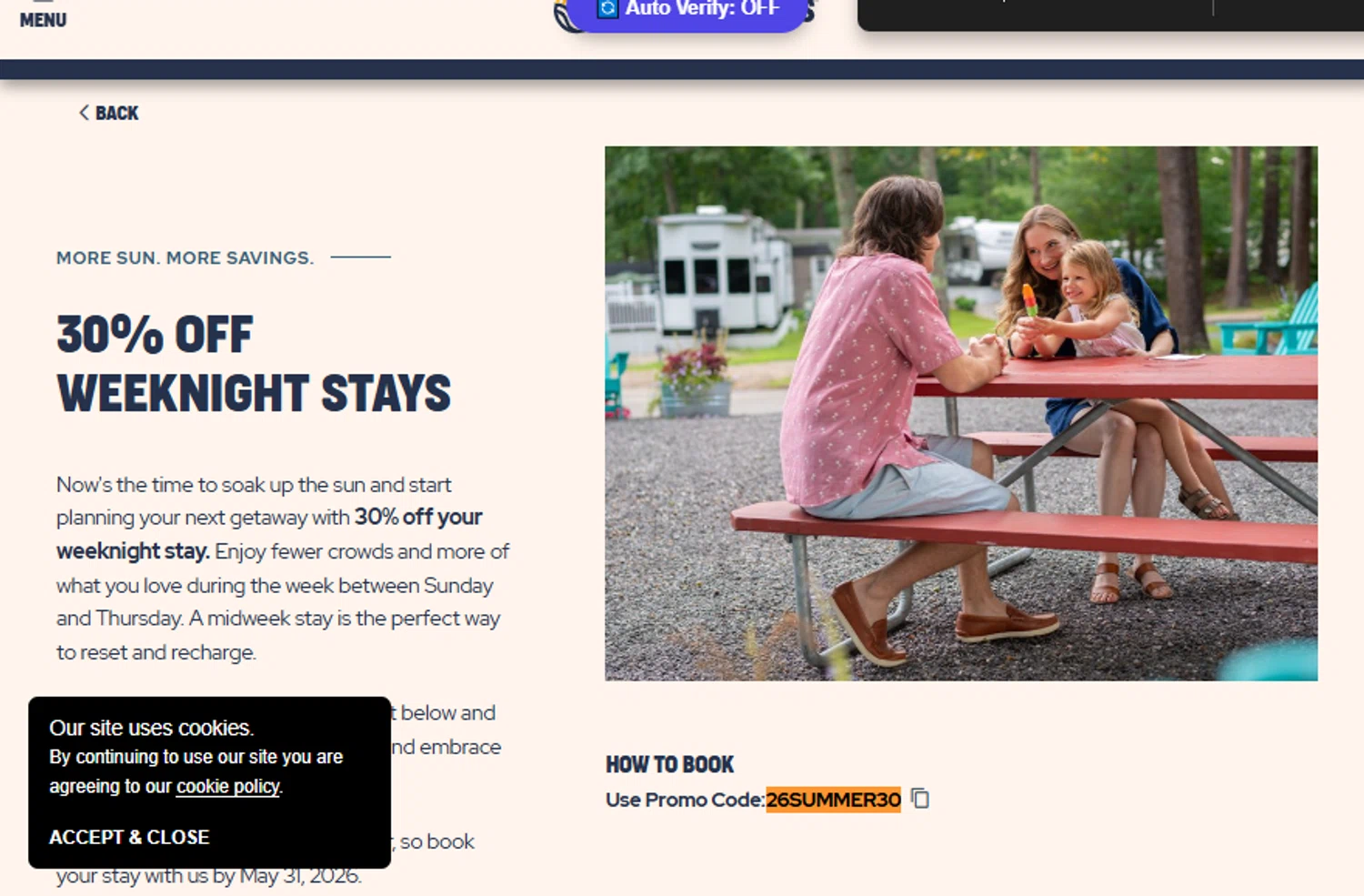 Sun Outdoors Promo Codes - 30% Off (3 Verified) Jun 2026