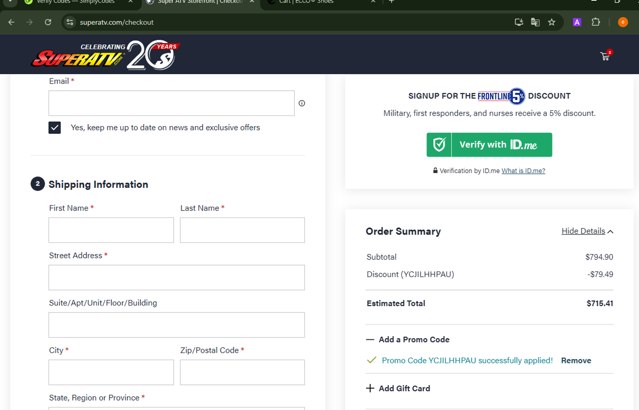 Super ATV Promo Codes - 10% Off | November 2024
