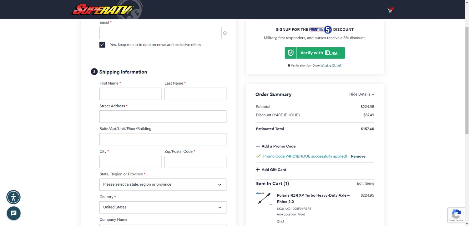 Super ATV Promo Codes - 15% Off Coupons Dec 2025