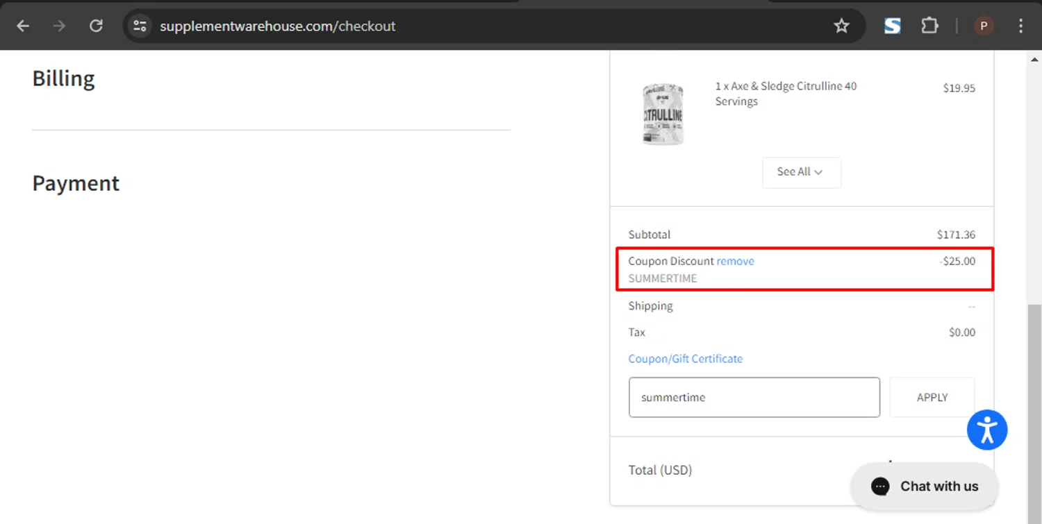 Supplement Warehouse Coupons - $20 Off | August 2024
