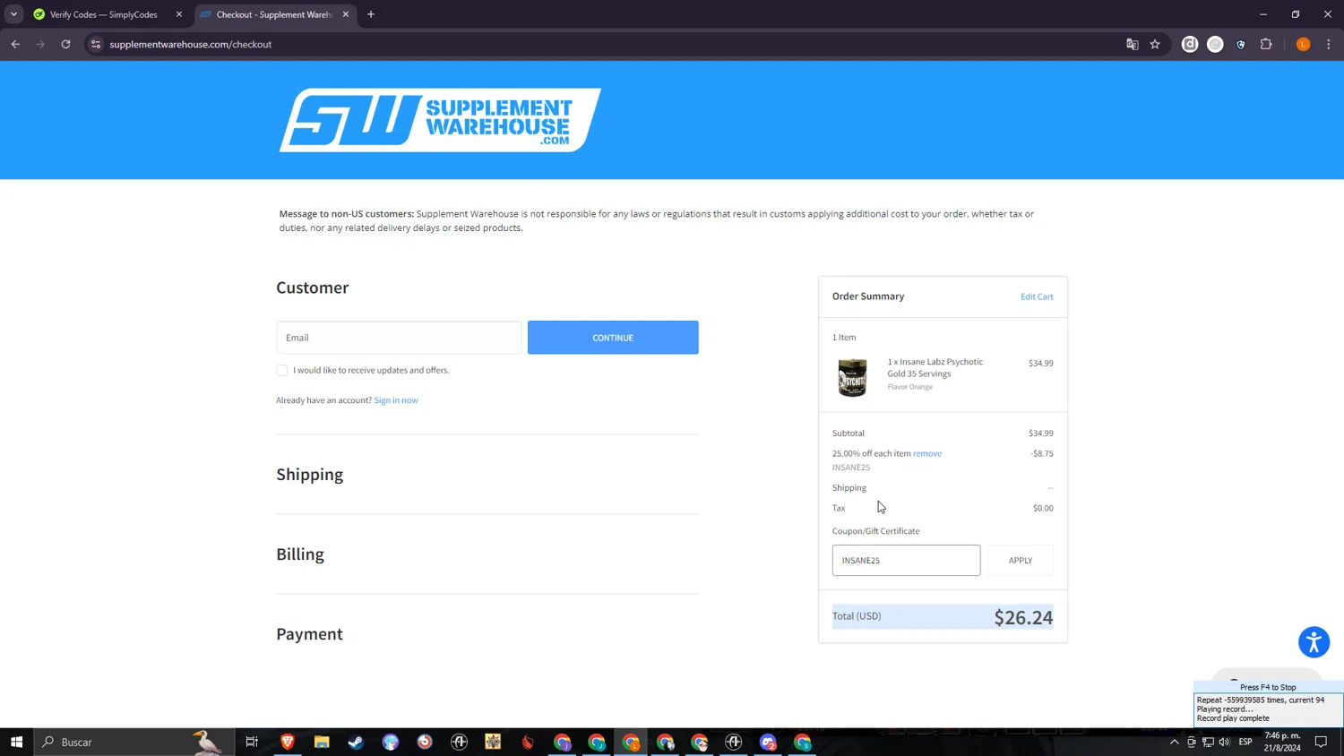 Supplement Warehouse Coupons - 20% Off | October 2024