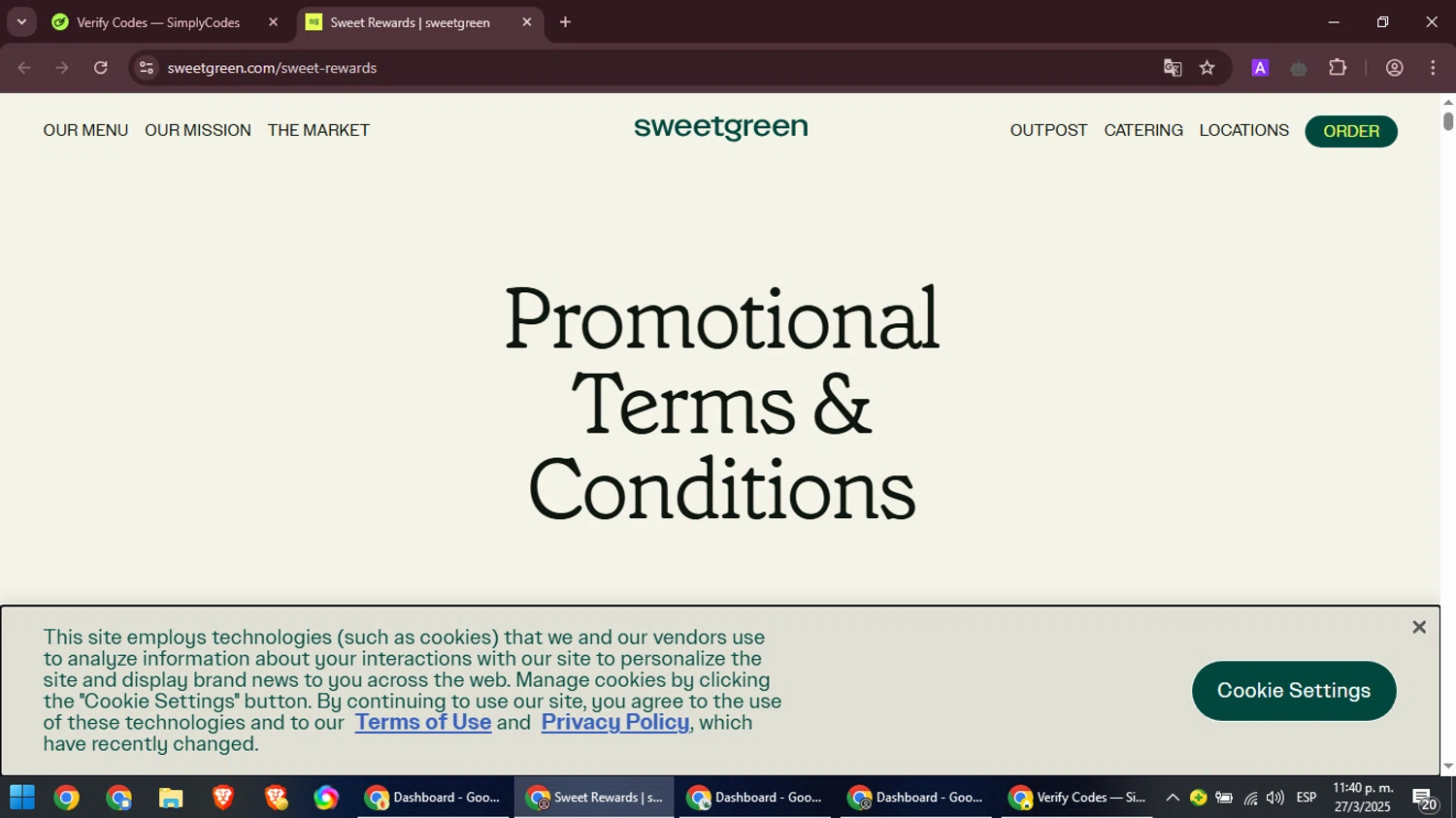 Sweetgreen Promo Codes (3 Verified) - 25% Off Apr 2025