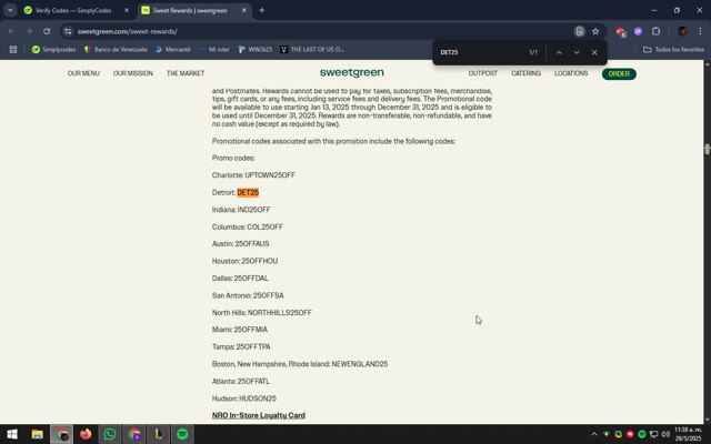 Sweetgreen Promo Codes (3 Verified) - 25% Off Jun 2025