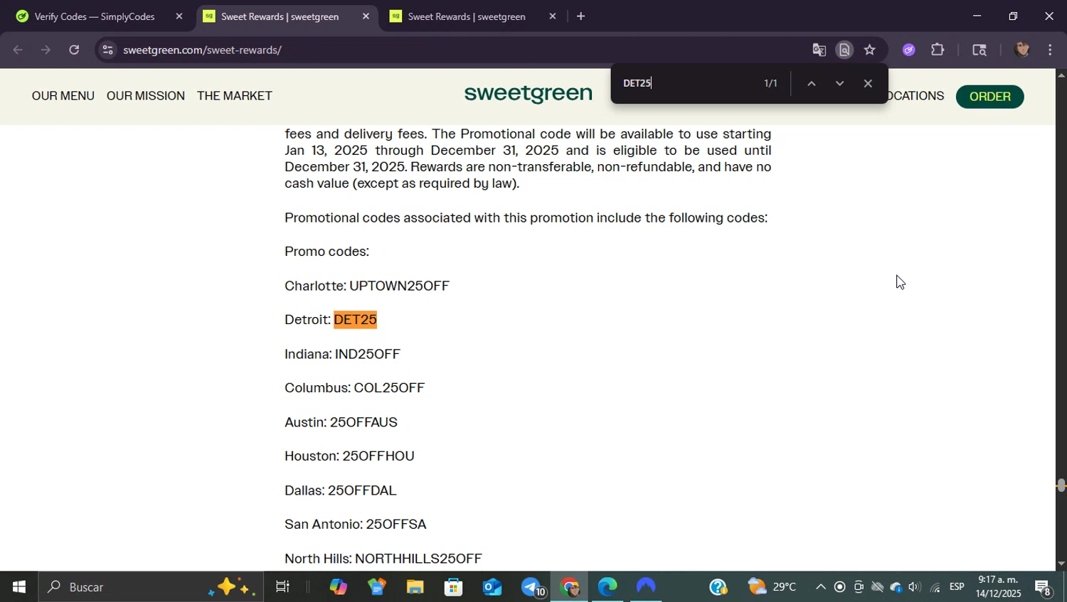 Sweetgreen Promo Codes - 25% Off (10 Verified) Dec 2025