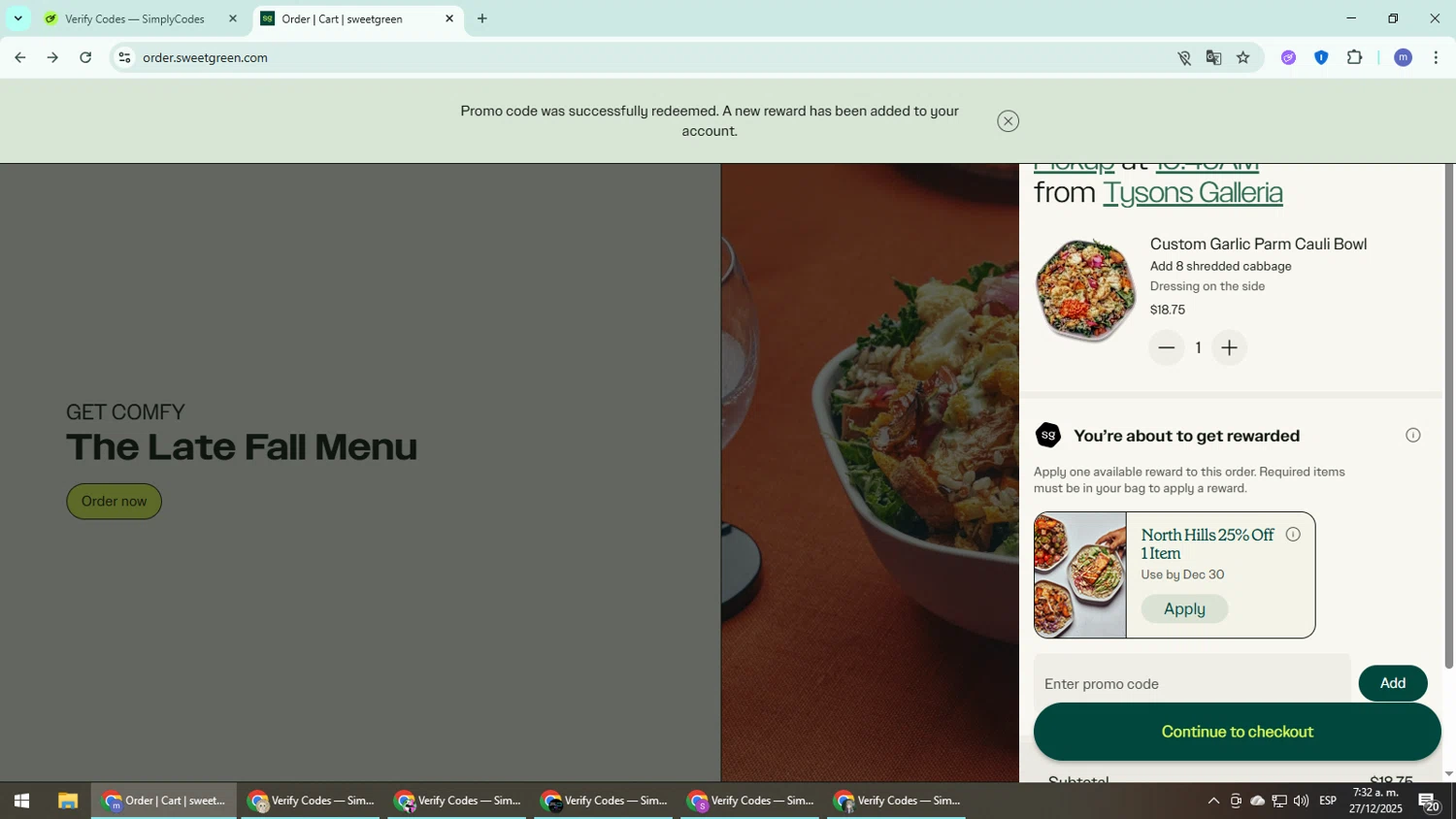 Sweetgreen Promo Codes - 25% Off (3 Verified) Jan 2026