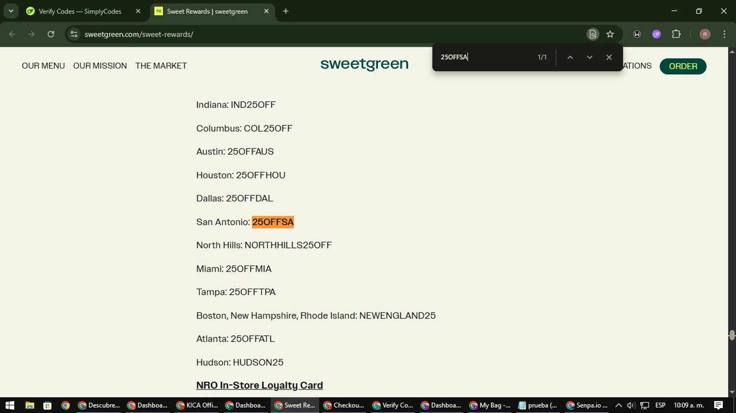 Sweetgreen Promo Codes - 25% Off (12 Verified) Nov 2025