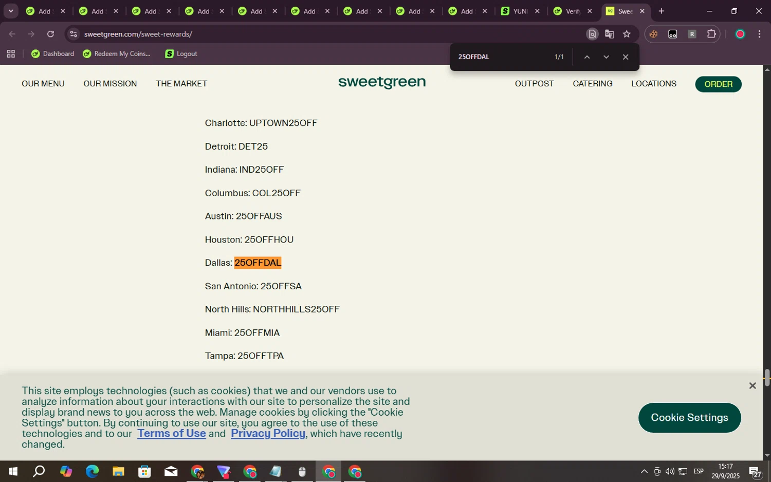 Sweetgreen Promo Codes (12 Verified) - 25% Off Oct 2025