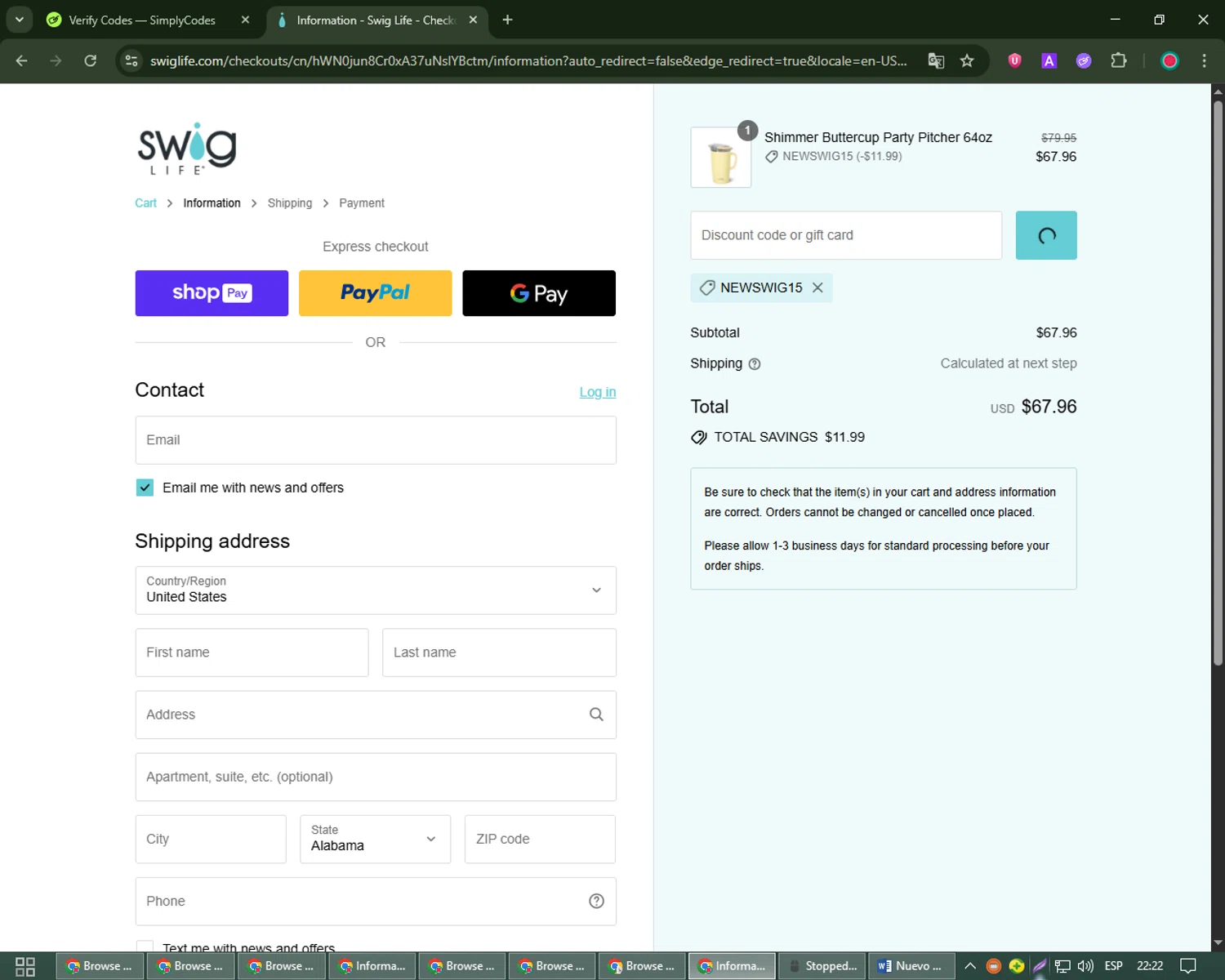Swig Life Promo Codes (6 Verified) - 15% Off w/Code Nov 2025