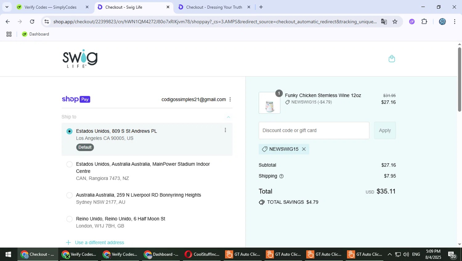 Swig Life Promo Codes (6 Verified) - 15% Off w/Code Nov 2025