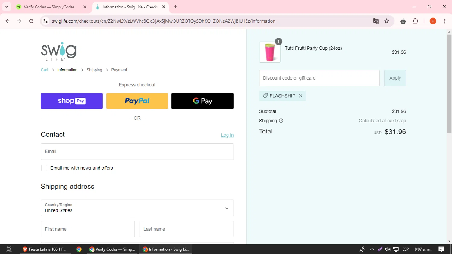 Swig Life Coupon Codes - 20% Off | August 2024