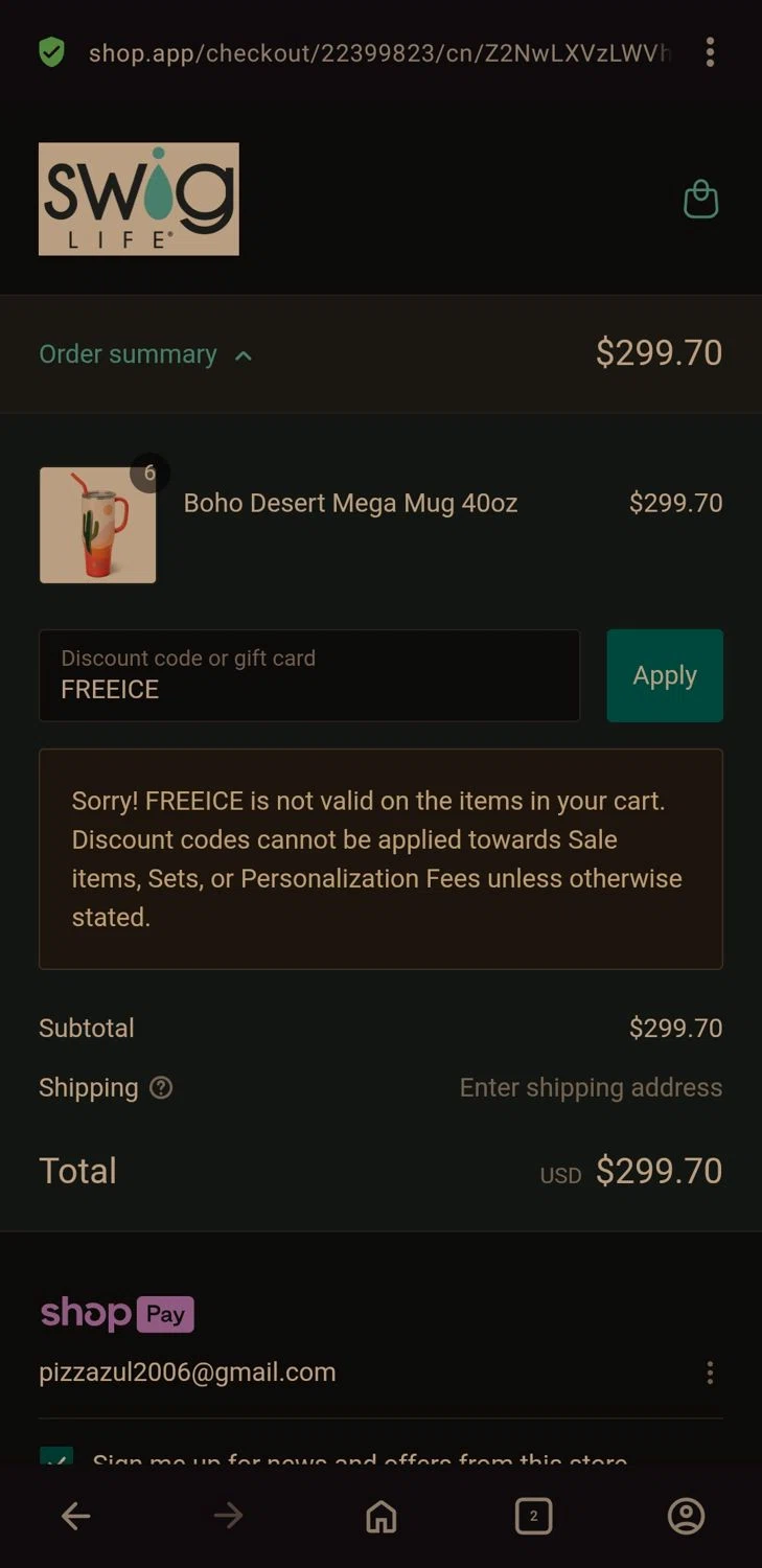 Swig Life Promo Codes - 20% Off (4 Verified) Dec 2025