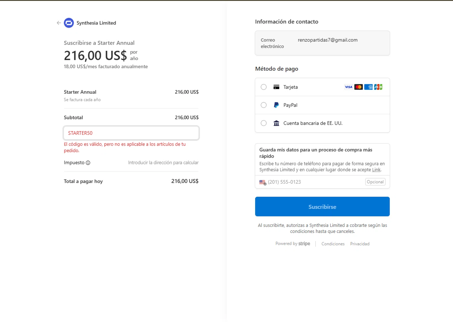 Synthesia Promo Codes - 50% Off (2 Verified) Jan 2026