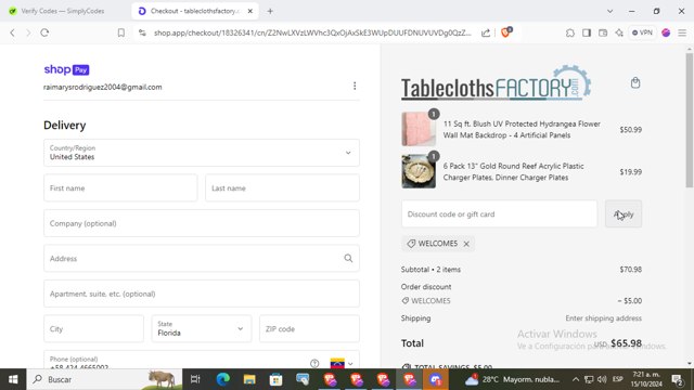 Tableclothsfactory Coupons - $10 Off | November 2024