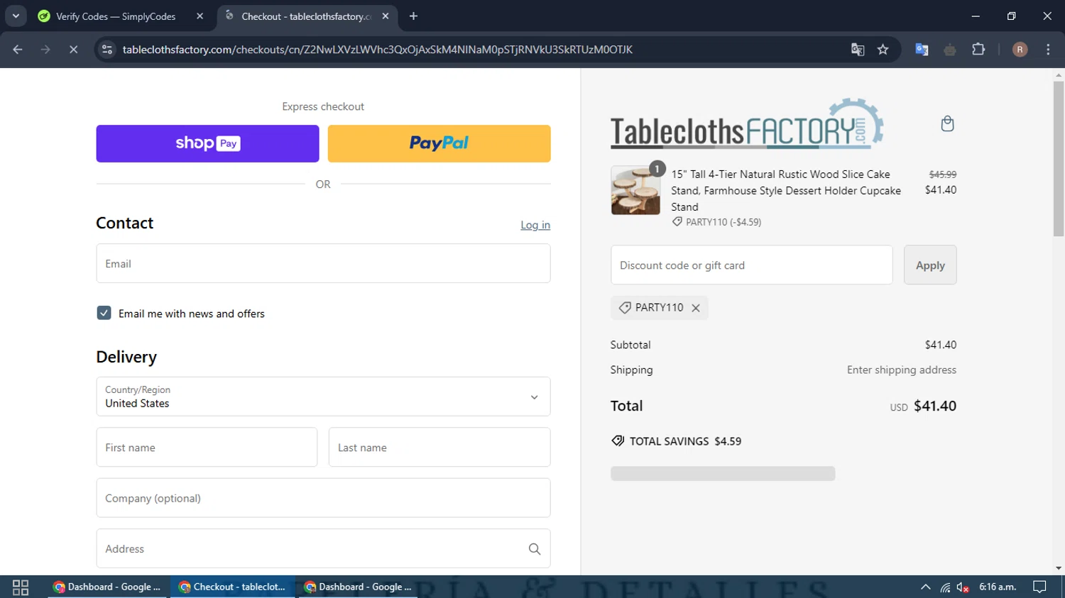 Tableclothsfactory Coupons - $10 Off | December 2024