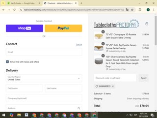 Tableclothsfactory Coupons - 20% Off | January 2025