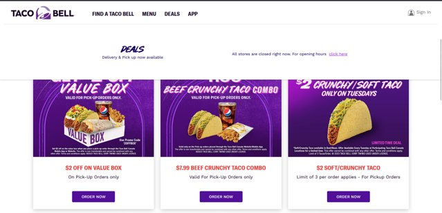Taco Bell Promo Codes - 20% Off | January 2025