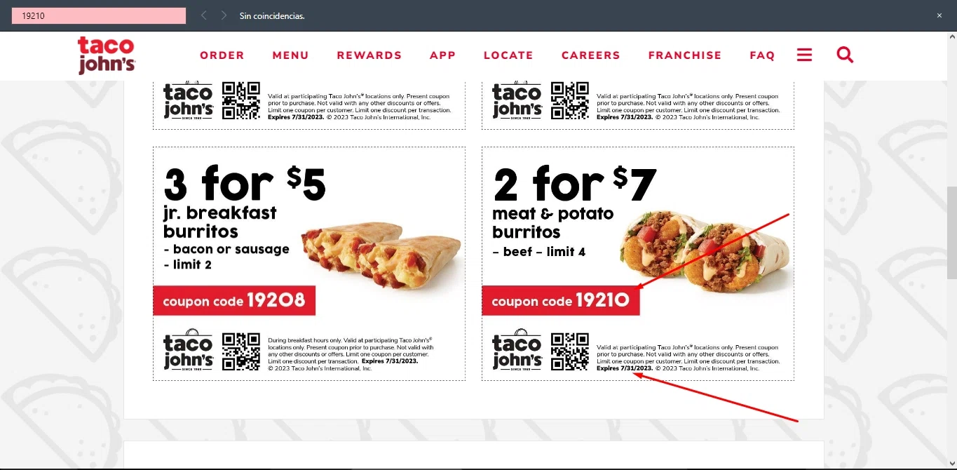 Taco John's Promo Codes - $15 Off | October 2024