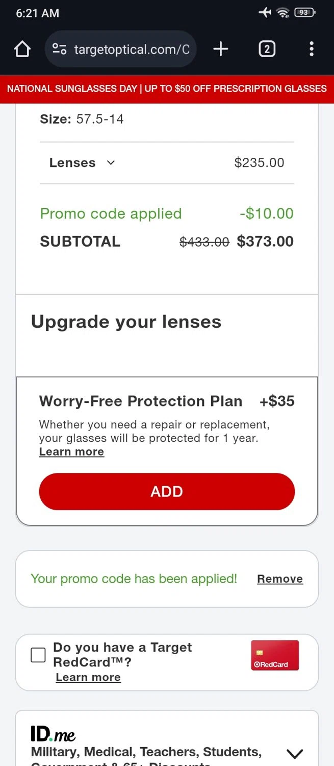 Target Optical Promo Codes - $10 Off | September 2024