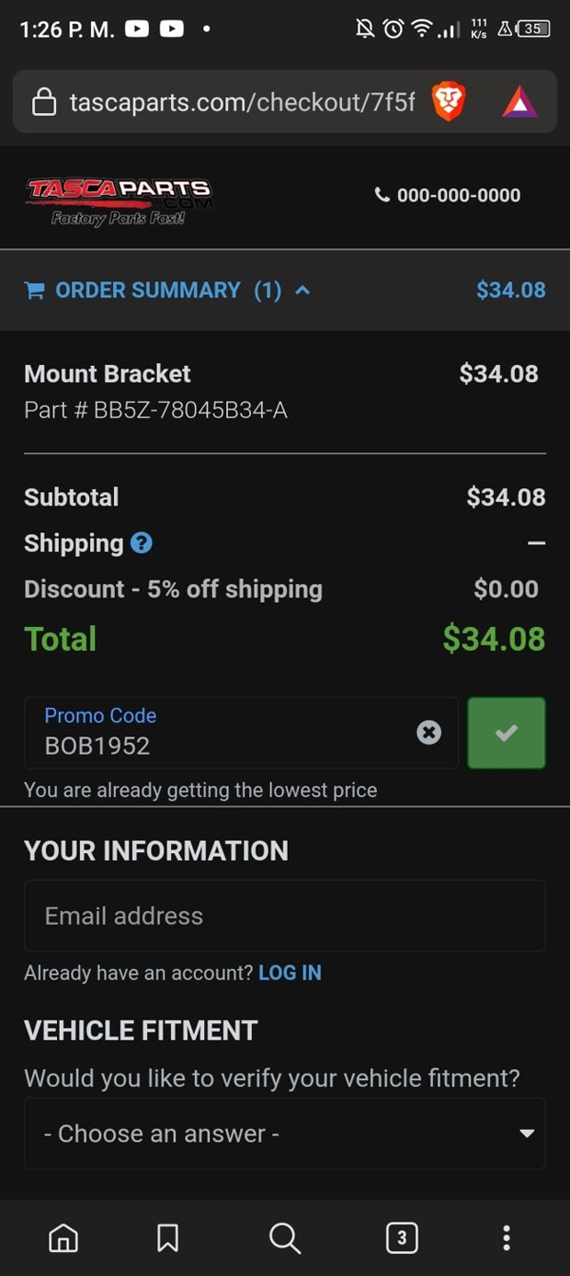 Tasca Parts Promo Codes - 5% Off Coupons Sep 2025