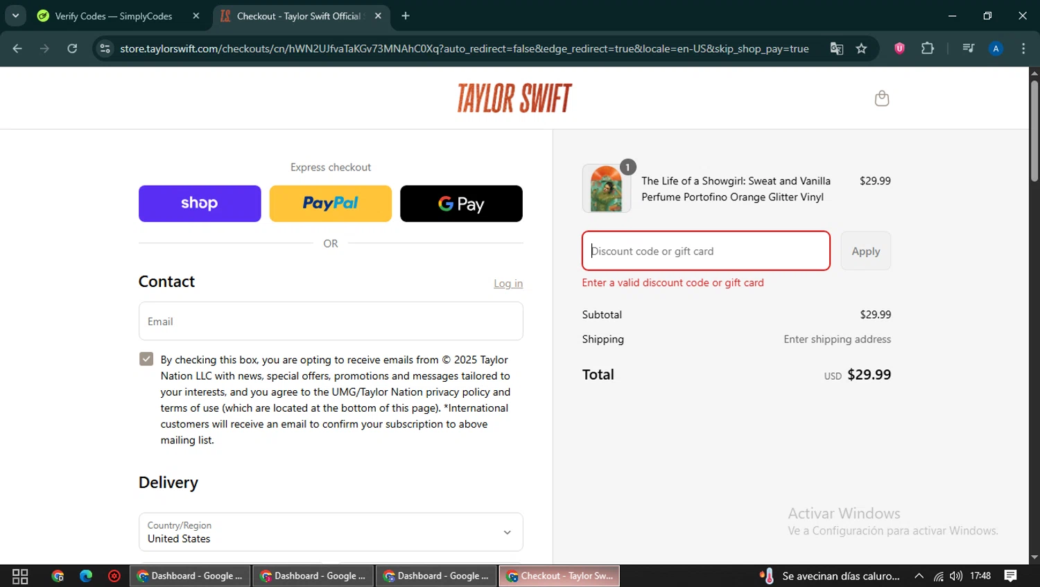 Taylor Swift Promo Codes - 20% Off Coupons Jan 2026