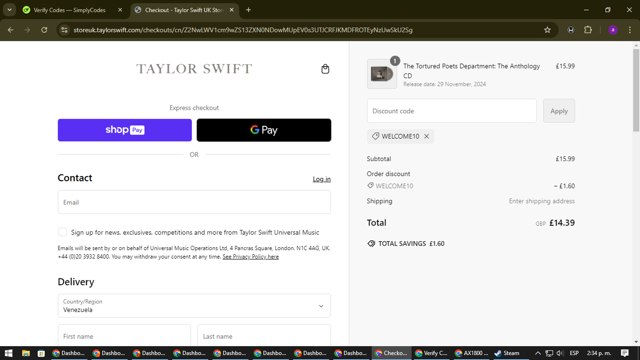 Taylor Swift Promo Codes - 15% Off Coupons Sep 2025