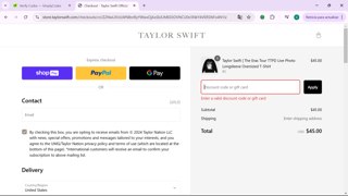 Taylor Swift Promo Codes - 10% Off Coupons Aug 2025