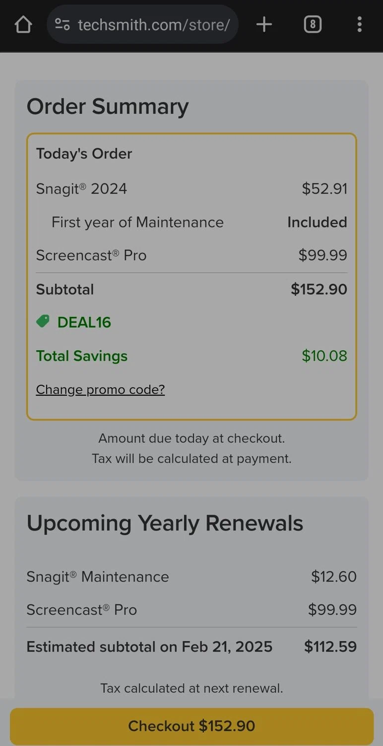 TechSmith Promo Codes – 25% Off | March 2024