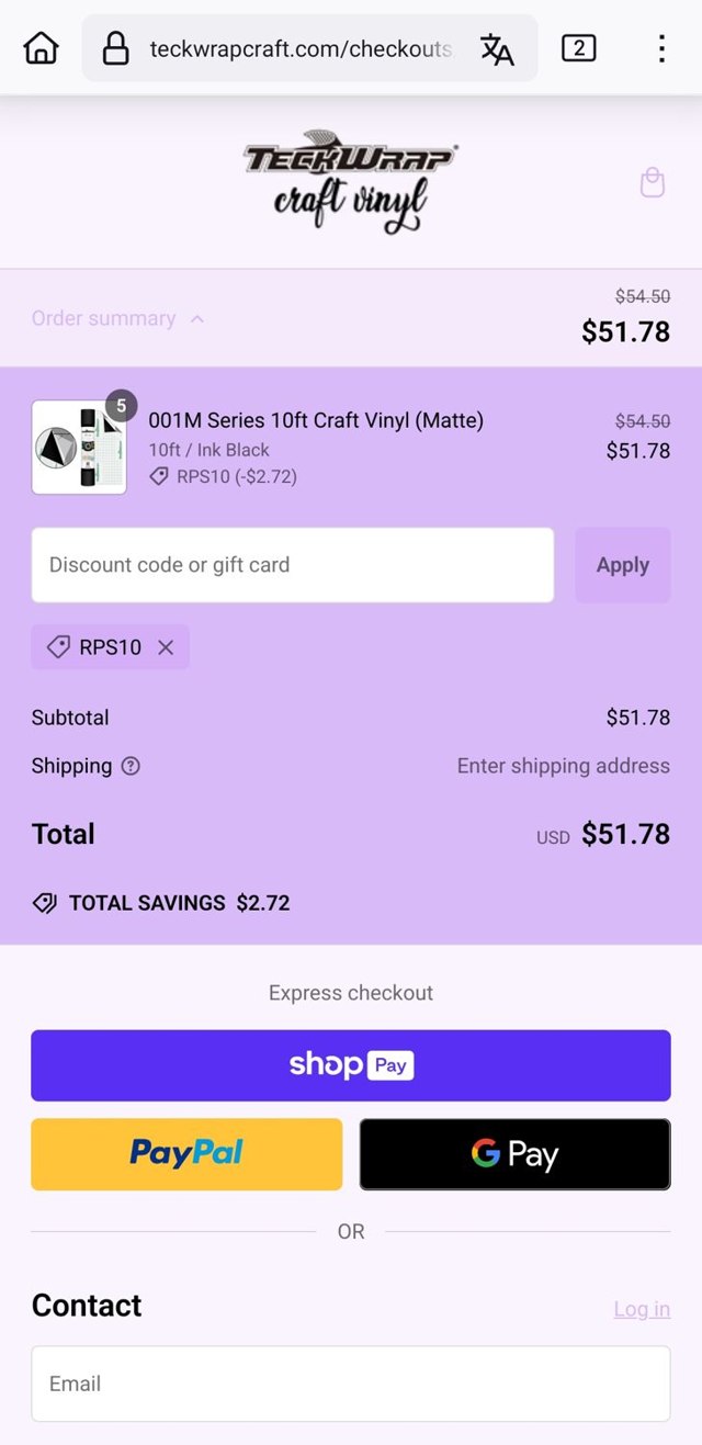 Teckwrap Craft Discount Codes - 10% Off | January 2025