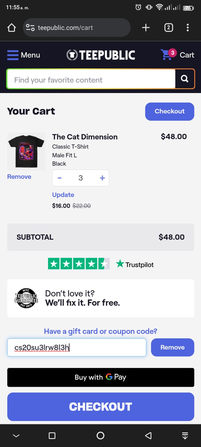 TeePublic Discount Codes - $5 Off (1 Verified) Jun 2025