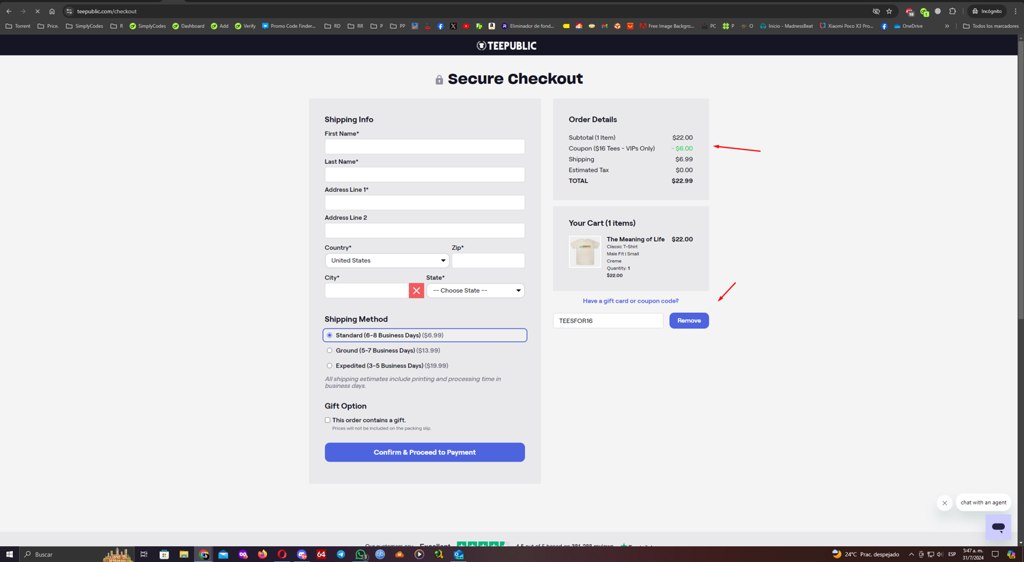 TeePublic Coupons - Get For Only 16 Dollars Coupon Codes in August 2024 ...