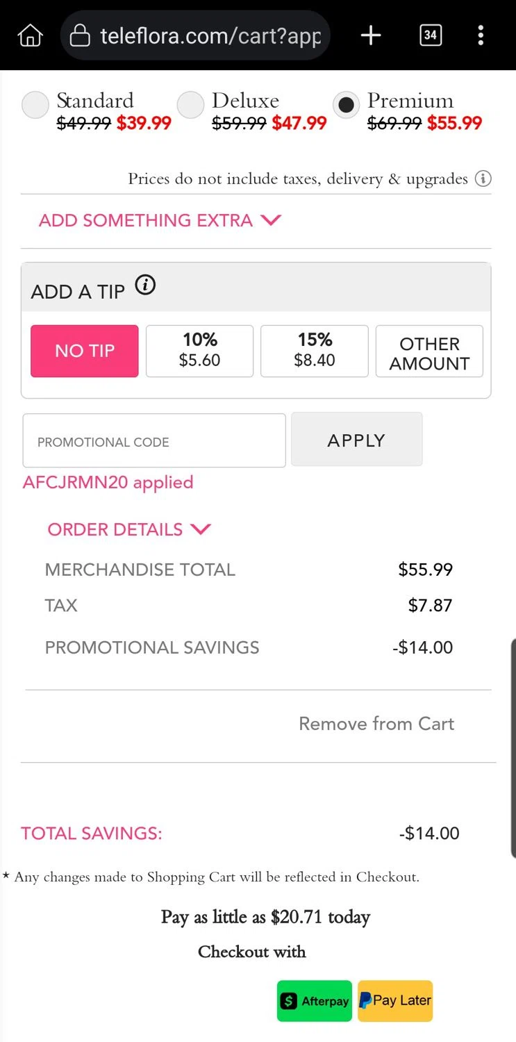 Teleflora Promo Codes - 25% Off (47 Verified) Nov 2025