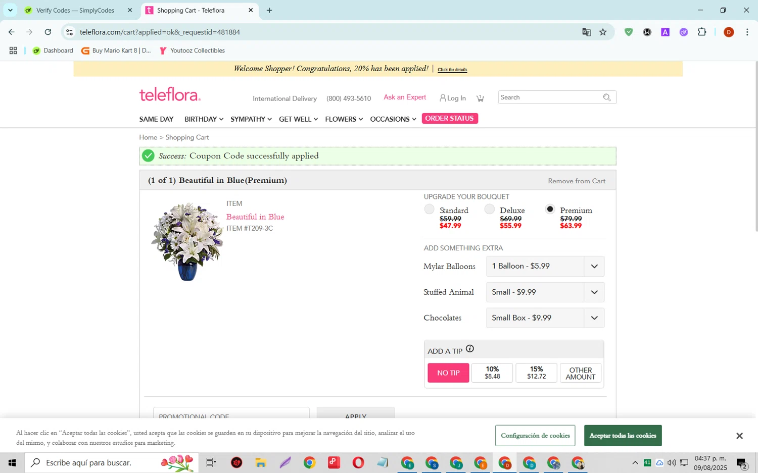 Teleflora Promo Codes - 25% Off (50 Verified) Sep 2025