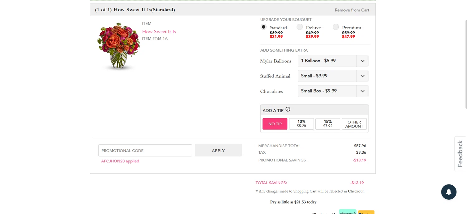 Teleflora Promo Codes - 25% Off (50 Verified) Aug 2025