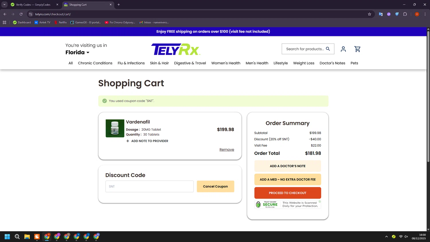 TelyRx Promo Codes - 20% Off (15 Verified) Jan 2026
