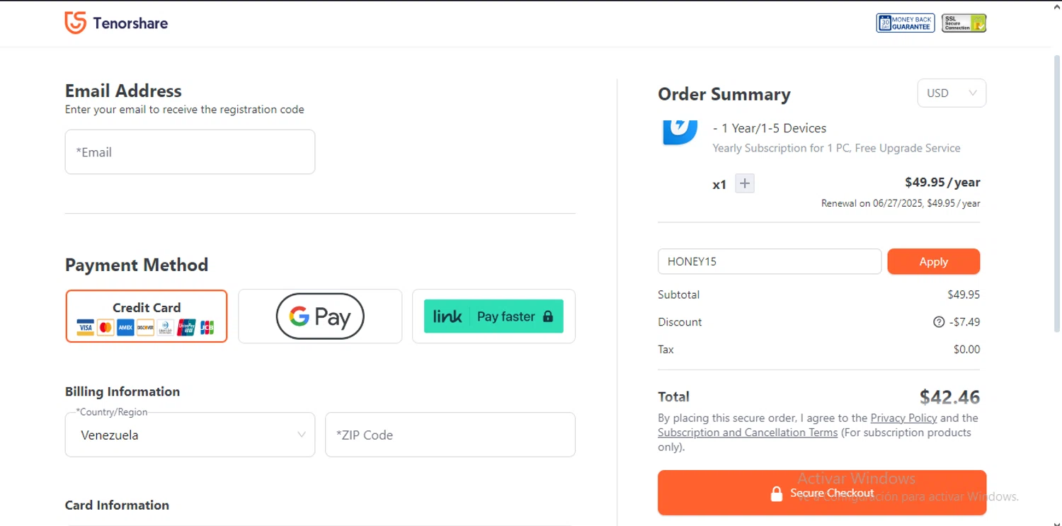 Tenorshare Coupon Codes - $5 Off | October 2024