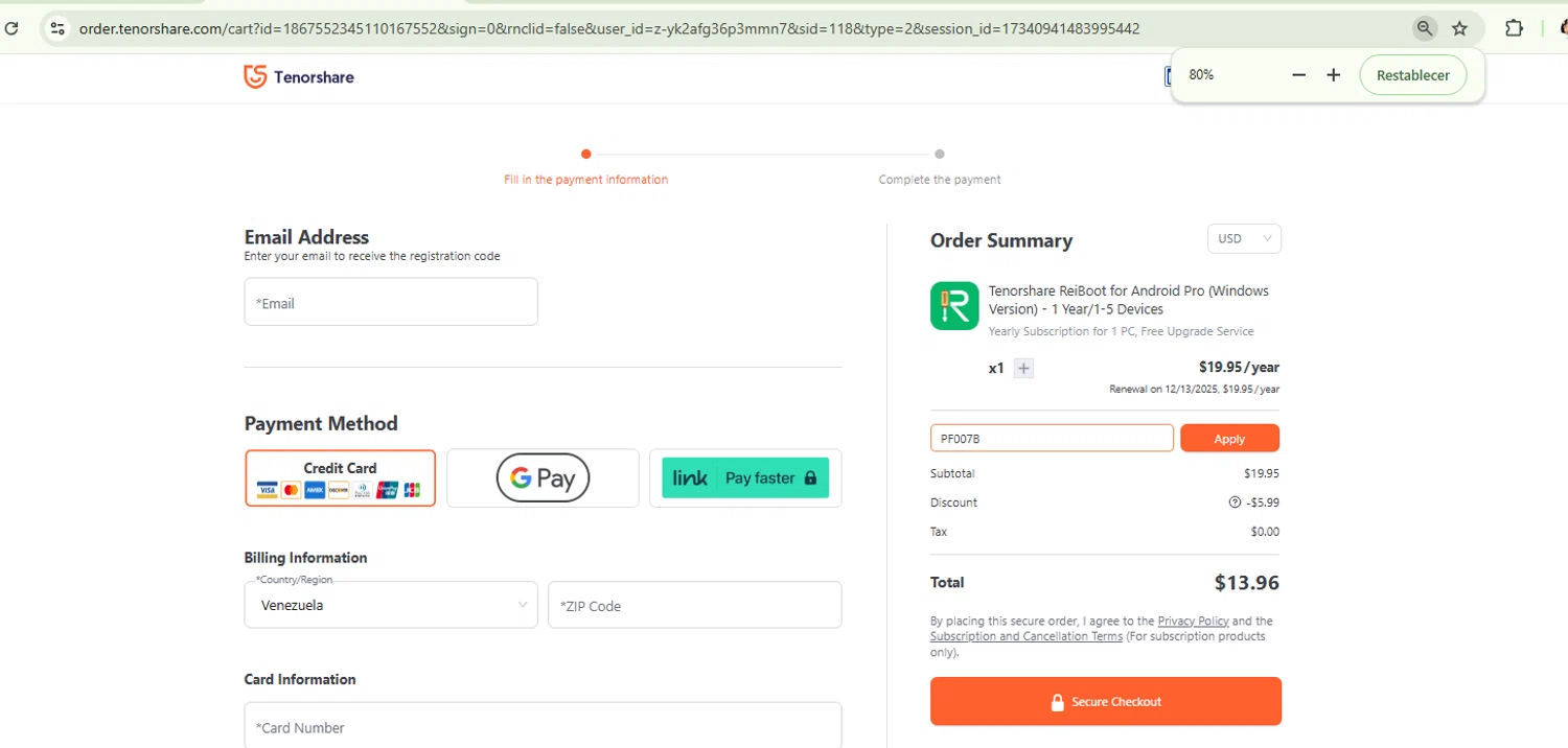Tenorshare Coupon Codes - 30% Off | January 2025