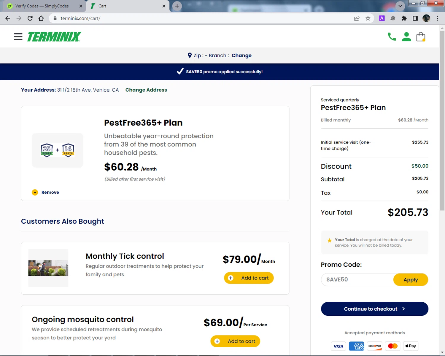 Terminix Promo Codes – $50 Off | June 2024