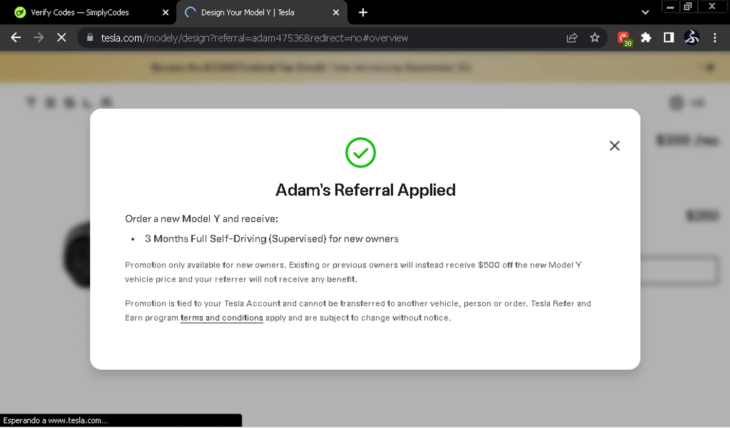 Tesla Discount Codes - $500 Off (8 Verified) Oct 2025