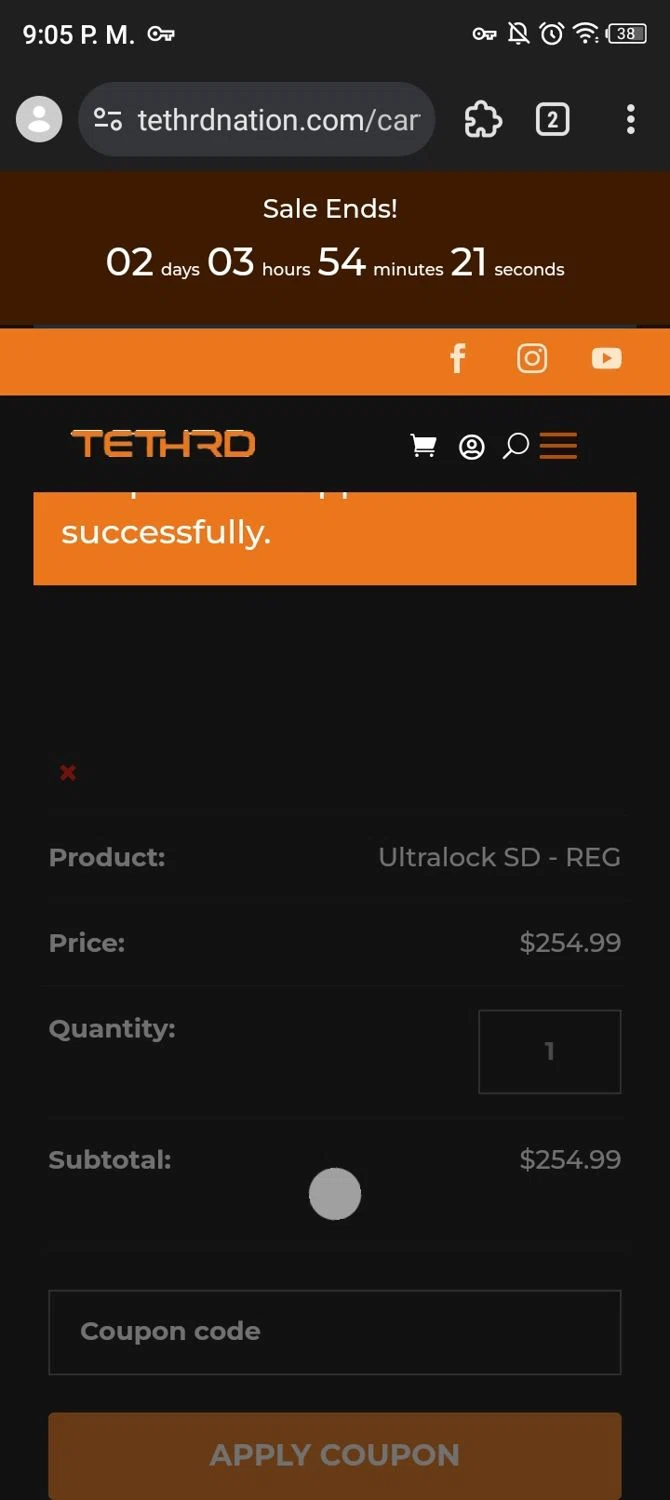 Tethrd Coupon Codes - 54% Off | January 2025