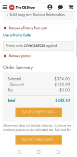 The CE Shop Promo Codes - $100 Off (20 Verified) Apr 2026