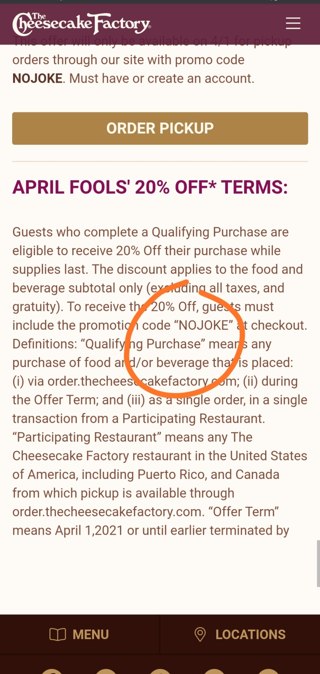 The Cheesecake Factory Promo Codes - $10 Off Sep 2025