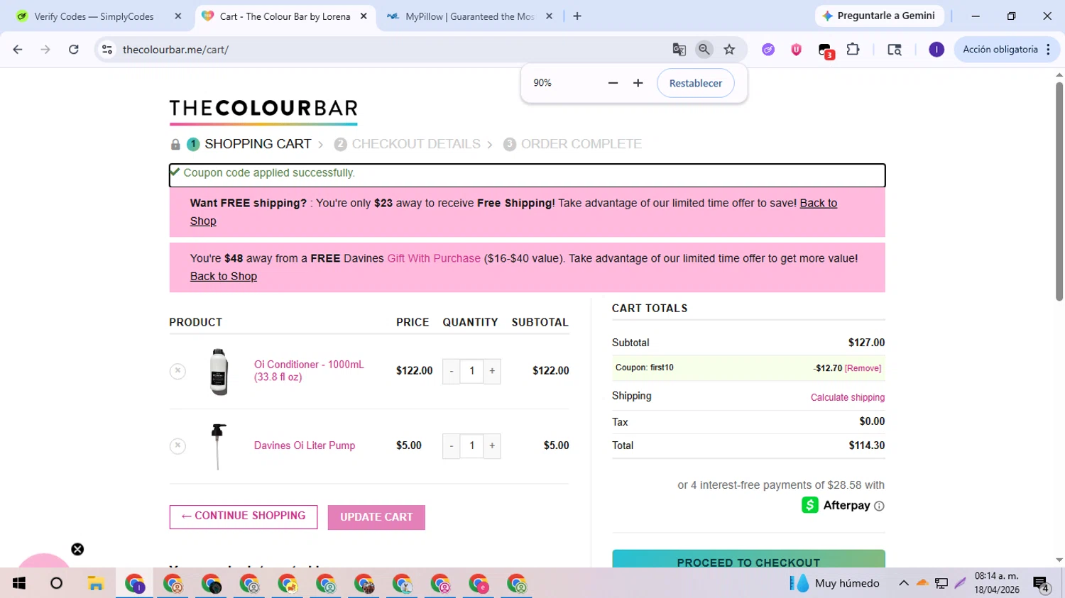 The Colour Bar Salon Promo Codes - 10% Off May 2026