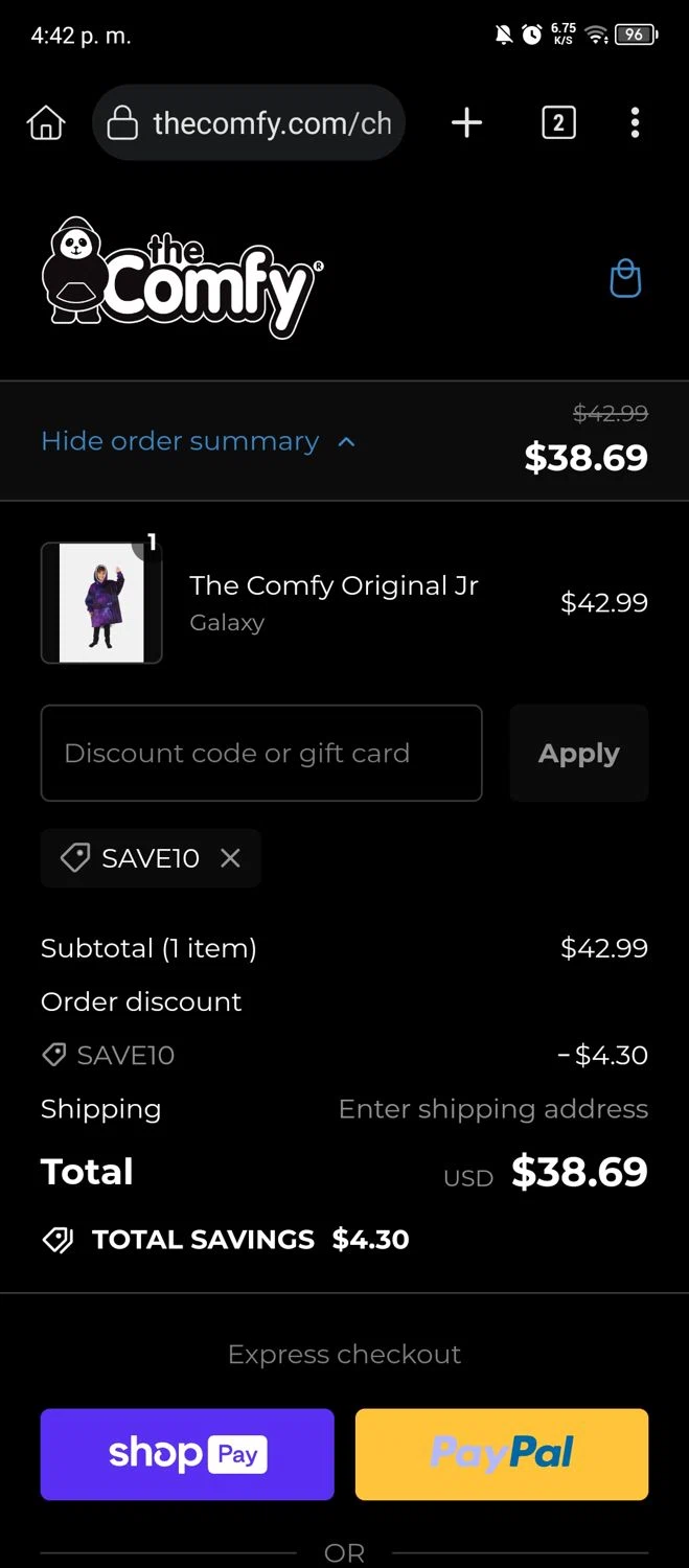 The Comfy Discount Codes - 10% Off | October 2024